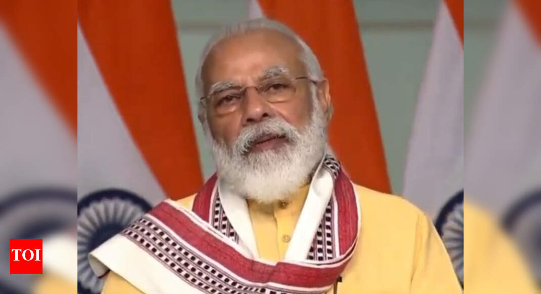 PM Narendra Modi lays foundation stone for Manipur water supply project ...