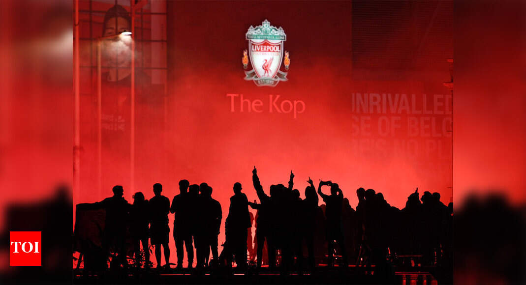 Liverpool 'disappointed' after fans celebrate league win outside ...