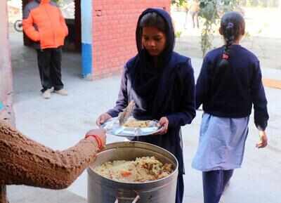 Schoolkids to get ration for three more months | Gurgaon News - Times ...