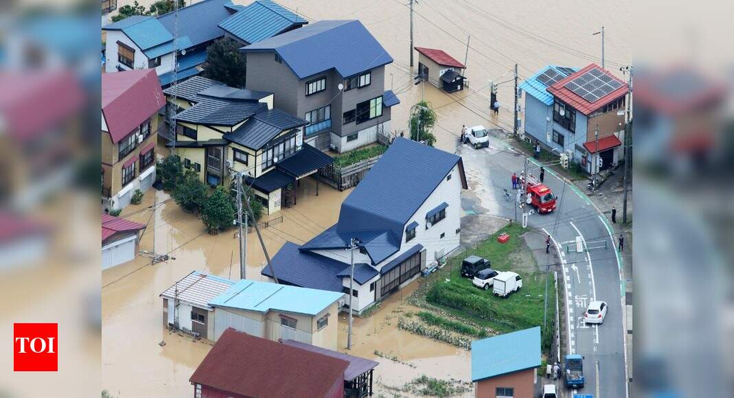 Floods in Japan: Flooding, mudslides hit northern Japan after heavy rainfall | World News ...