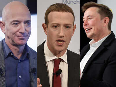 Bezos, Zuckerberg and Musk have made $115 billion this year - Times of ...