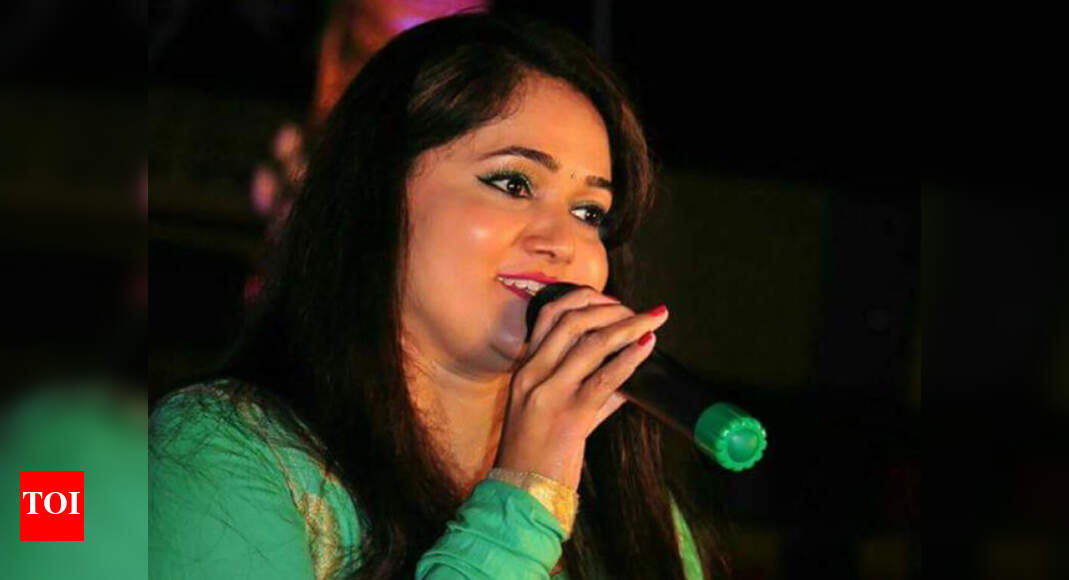 Playback singer Anuradha Bhat croons for the title song of Kavyanjali 2 ...