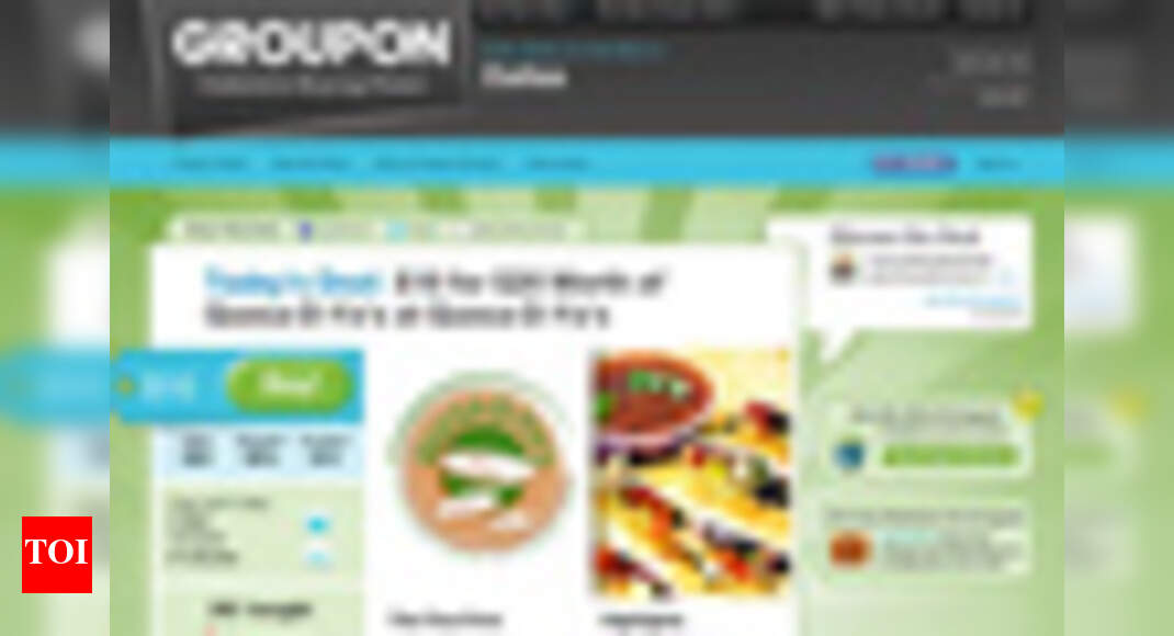 Groupon gets Facebook competition - Times of India