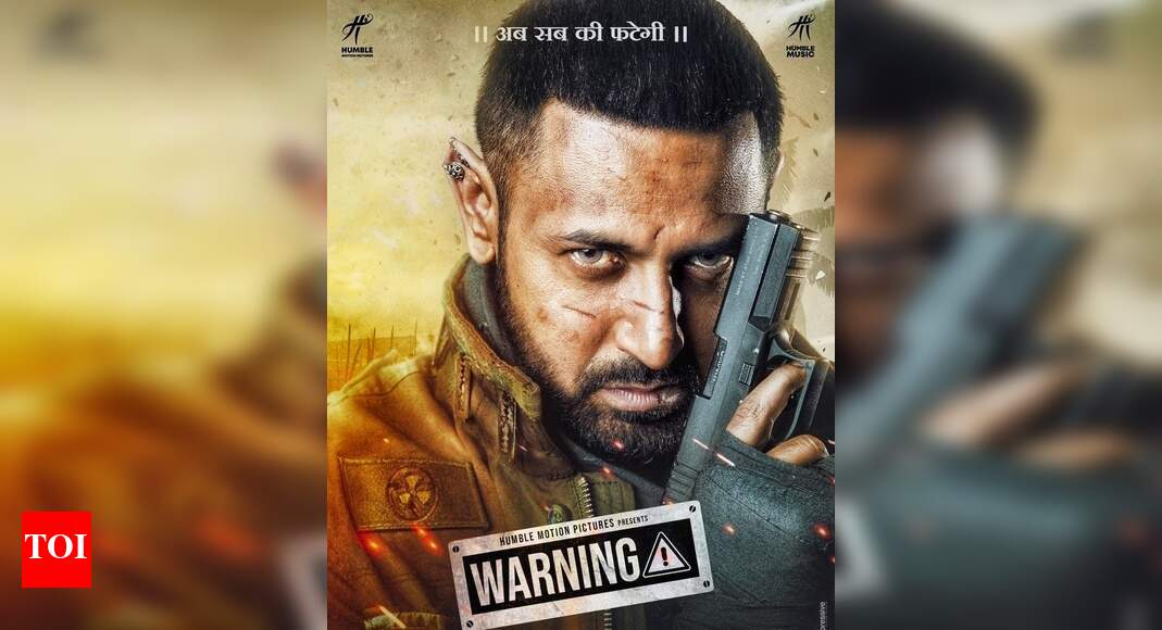 Gippy Grewal releases poster of new film 'Warning' | - Times of India