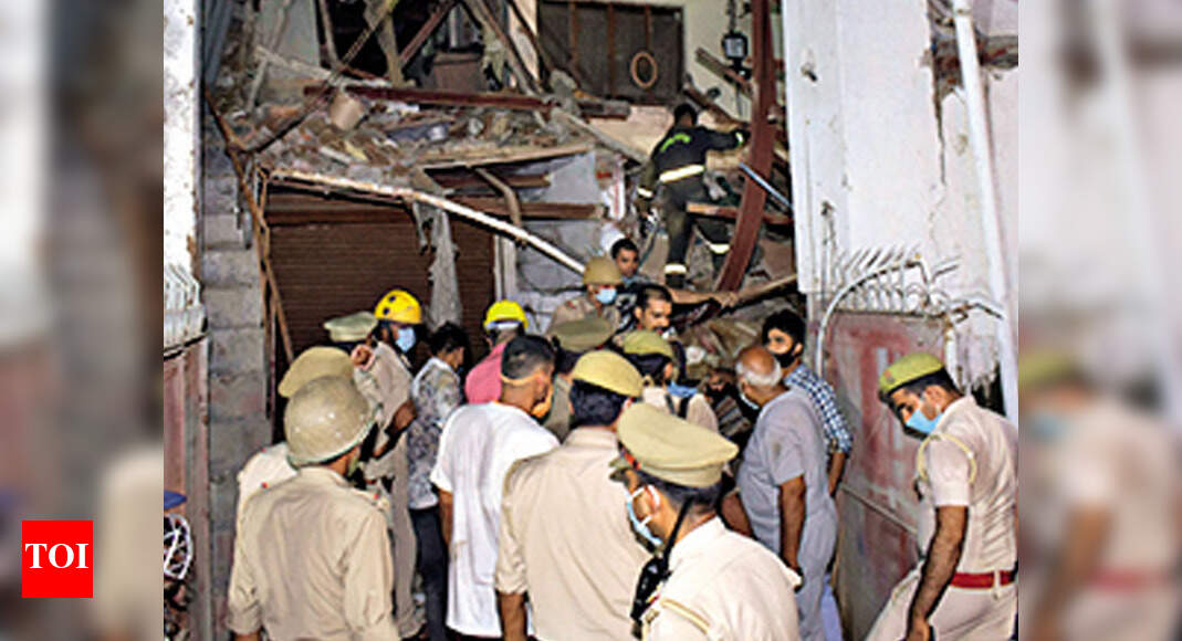 Two die in Noida building collapse | Noida News - Times of India