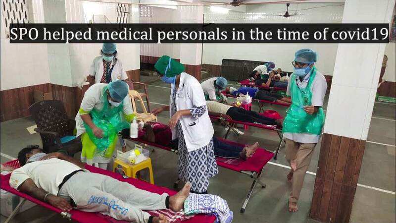 SPO helped doctors in the time of corona