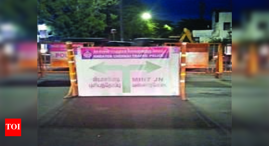 Chennai: Diversion at Basin Bridge junction to ease congestion ...