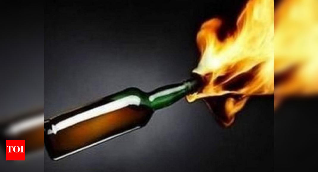 Youth throws petrol bomb at guard after argument in Chennai | Chennai ...