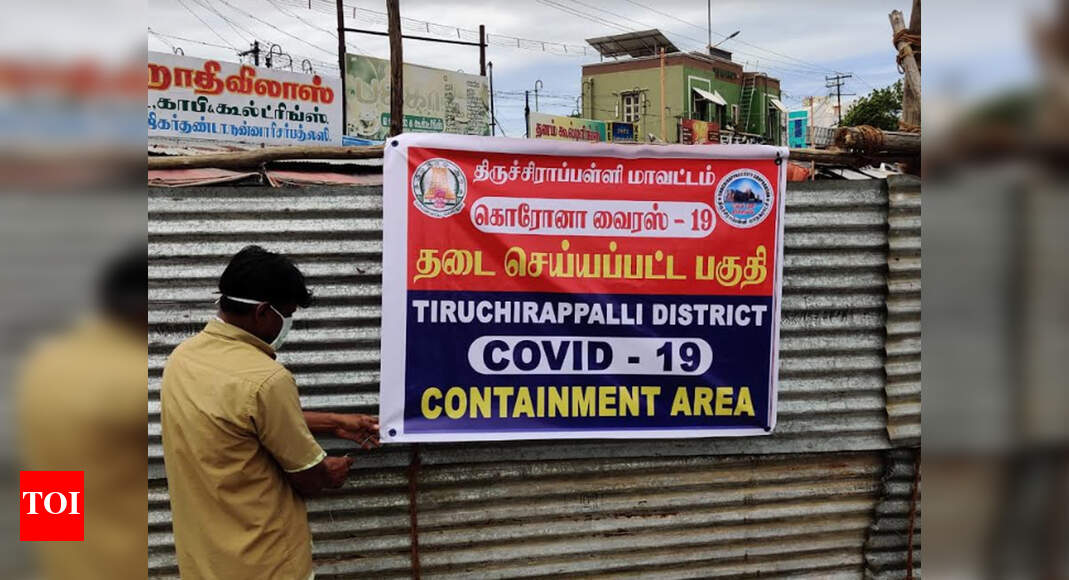 Trichy: Portion of Gandhi Market marked as containment zone after eight ...