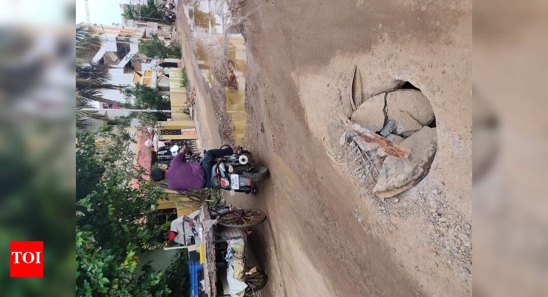 Unsafe and poor road condition - Times of India