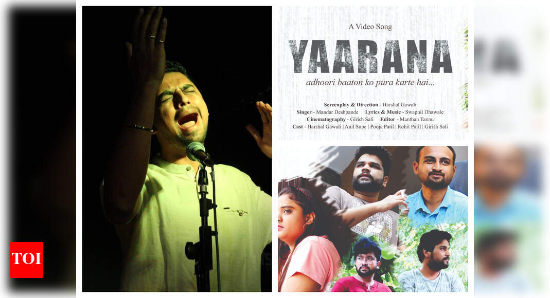 Playback singer Mandar Deshpande releases new song on friendship day | Marathi Movie News ...