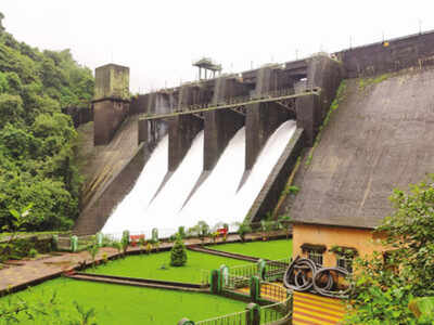 All four gates of Anjunem dam opened on Tuesday | Goa News - Times of India