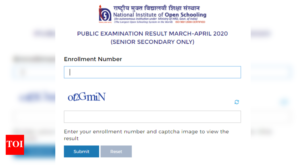 NIOS Result 2020: NIOS Class 12th result 2020 announced @ nios.ac.in ...