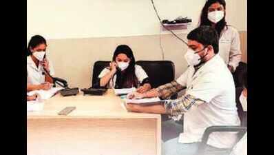 Covid hospital helpline got 5,000 calls in a month | Noida News - Times ...