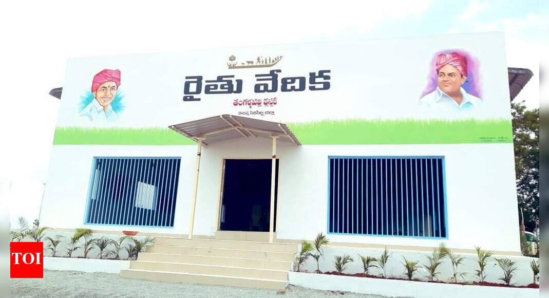 Telangana's first Rythu Vedika, a platform for farmers ready in Rajanna ...