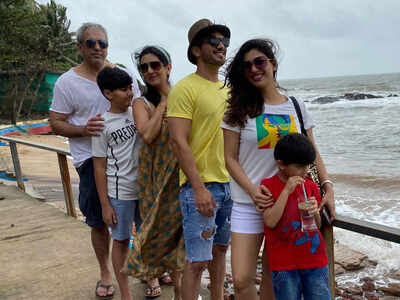 Arjun Bijlani holidays in Goa with wife Neha Swami, son Ayaan and ...