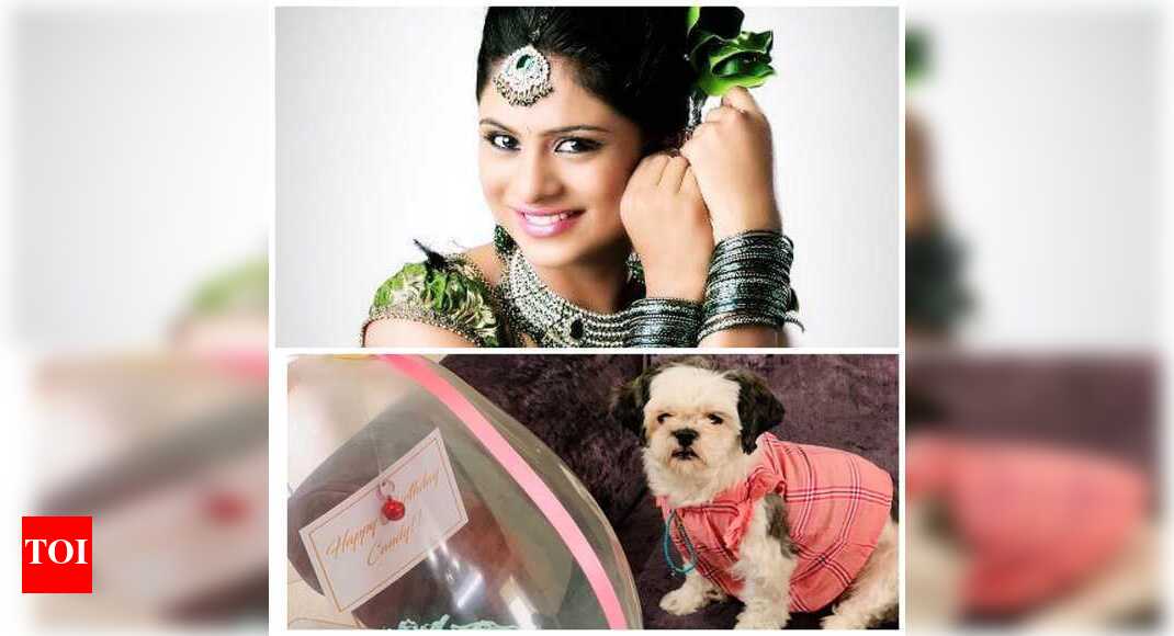 It's birthday time for Deepika Das' pet Candy - Times of India