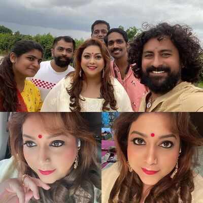 Rakshitha shares pictures from an Independence Day song shoot | Kannada ...