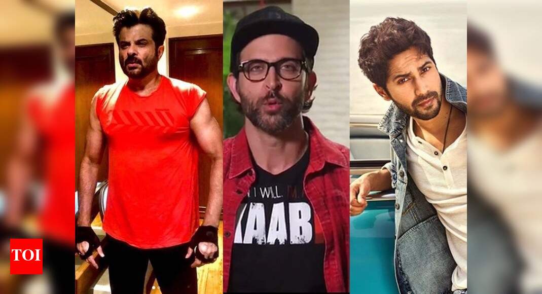 Anil Kapoor shows off 'muscle' power; Hrithik Roshan, Varun Dhawan ...