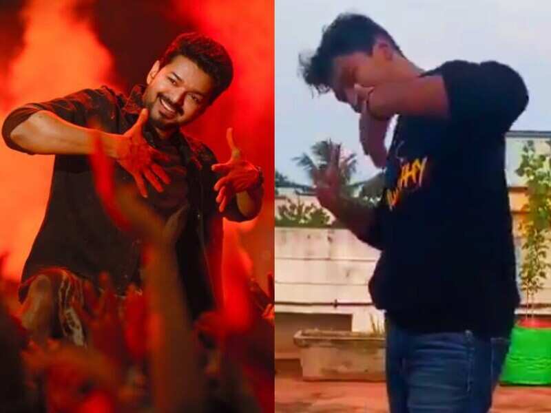 VIDEO: Sarathkumar's son Rahul dancing to Vijay's Verithanam goes viral ...