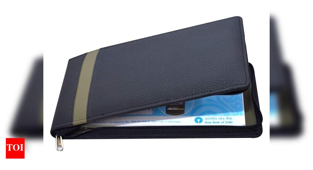 Leather checkbook holders for men and women - Times of India