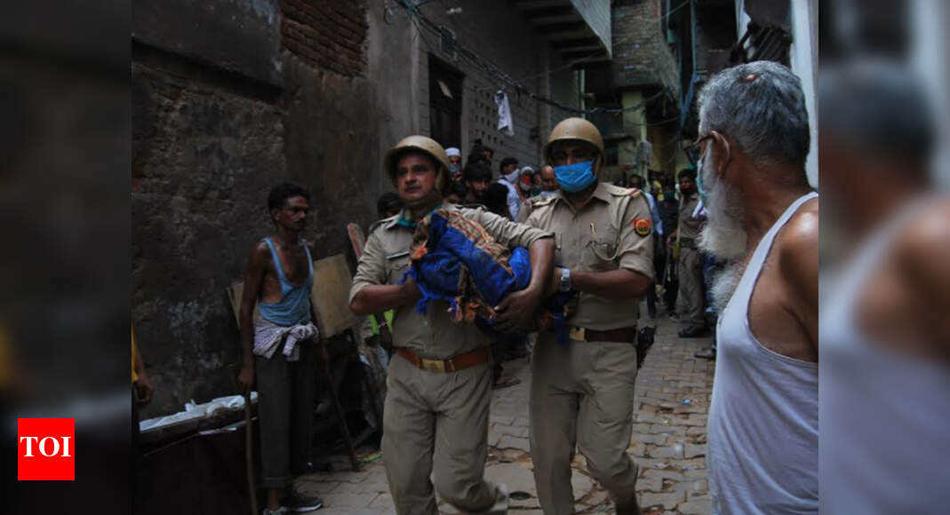 Six-month-old among three buried alive after building collapses in Agra ...