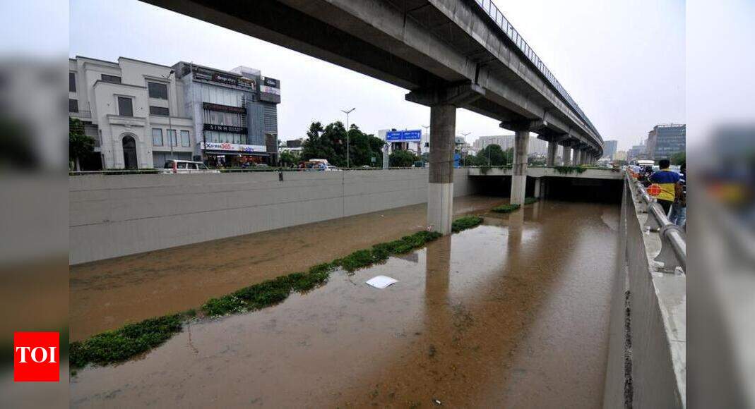 Gurgaon Rain: Waterlocked; Why Gurgaon is in a rainwater trap | Gurgaon ...