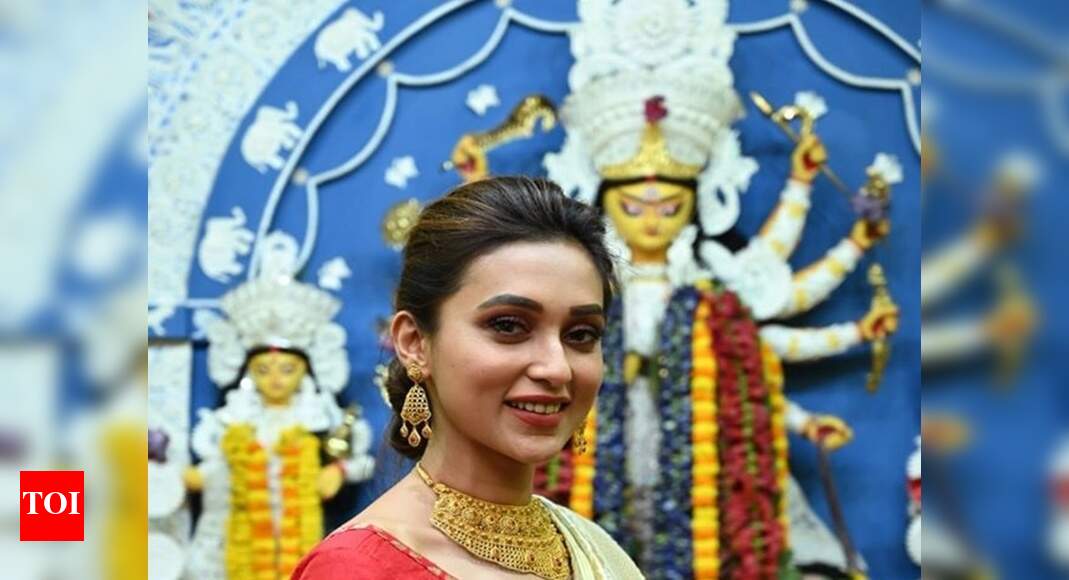 Actress Mimi Chakraborty to play Maa Durga in Mahalaya - Times of India