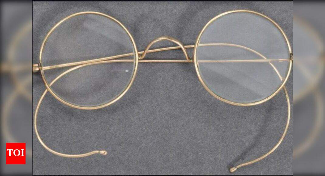 Mahatma Gandhi's iconic glasses sell for $340,000 in UK - Times of India