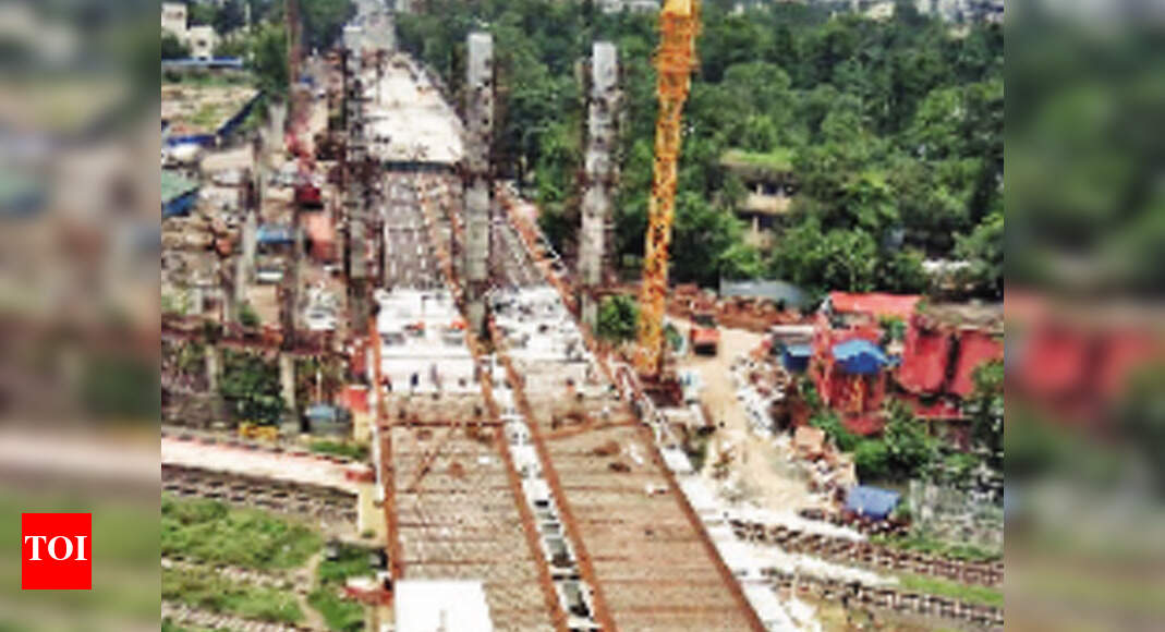 Kolkata: Work for Majerhat bridge comes to halt | Kolkata News - Times ...