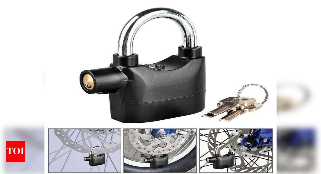 Popular disc brake lock system for motorcycles - Times of India