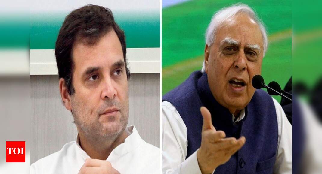 Kapil Sibal withdraws tweet, says Rahul has 'personally' clarified he ...