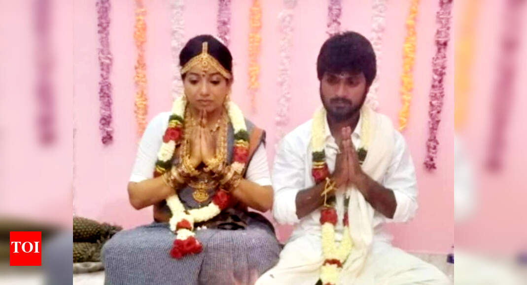Actress Minnal Deepa gets hitched to beau Subramani; a look at their ...