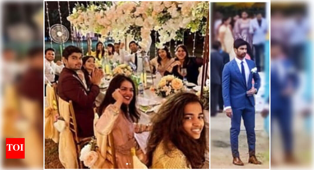 Vijay's niece Sneha Britto weds Atharavaa's brother Akash Murali ...