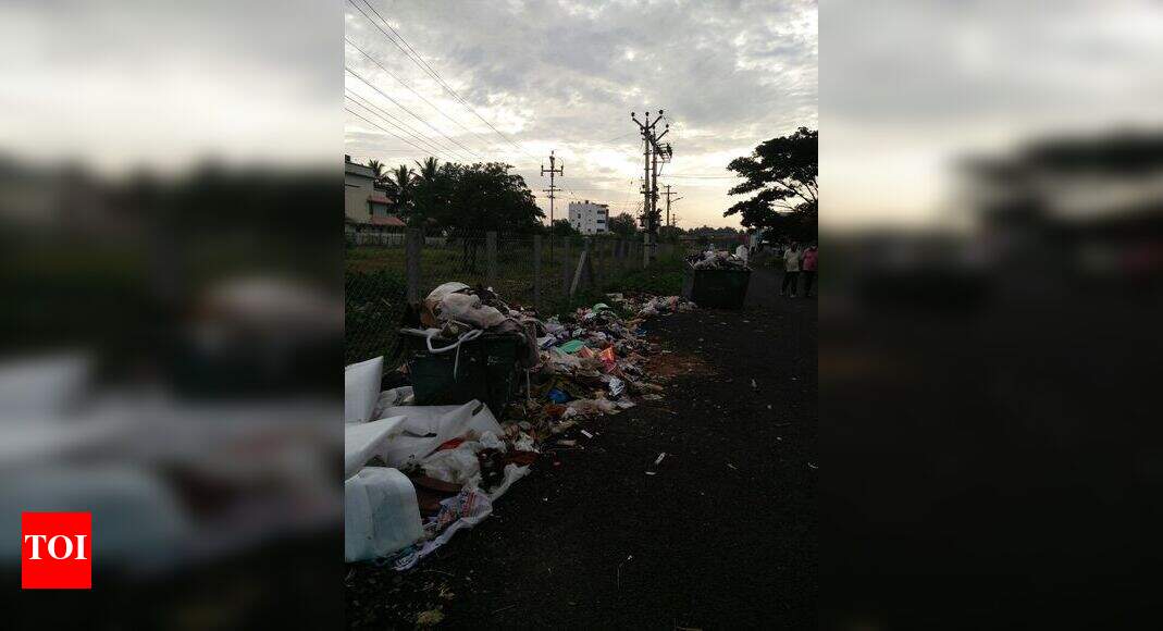 garbage accumulation - Times of India