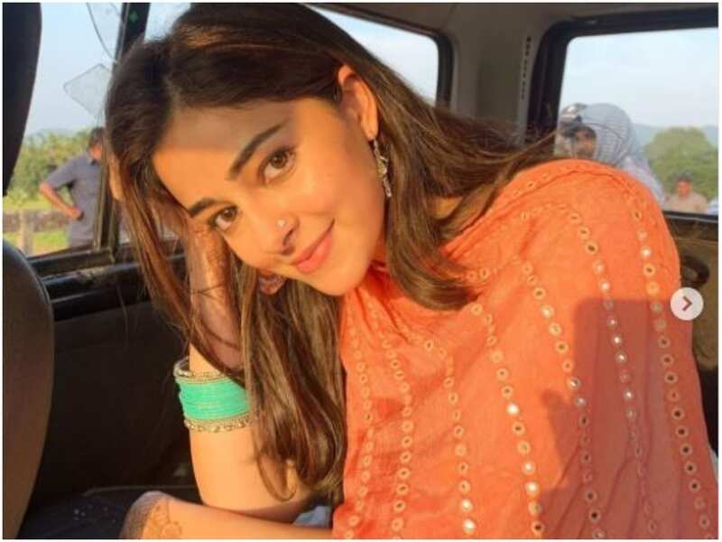 Ananya Panday shares a series of throwback pictures from the sets of ...