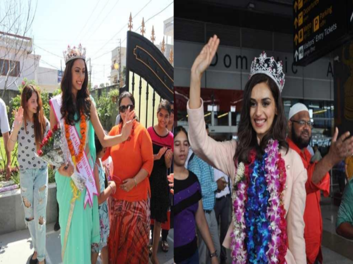 Throwback: A series of glorious homecoming moments from Miss India 2017