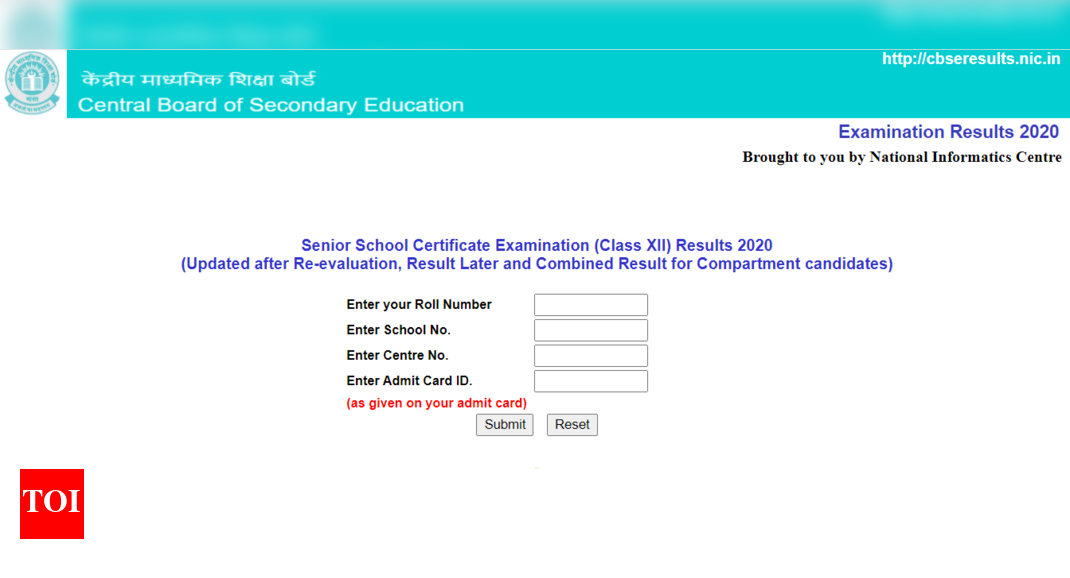 CBSE Result: CBSE revaluation result 2020 declared for class 12 ...