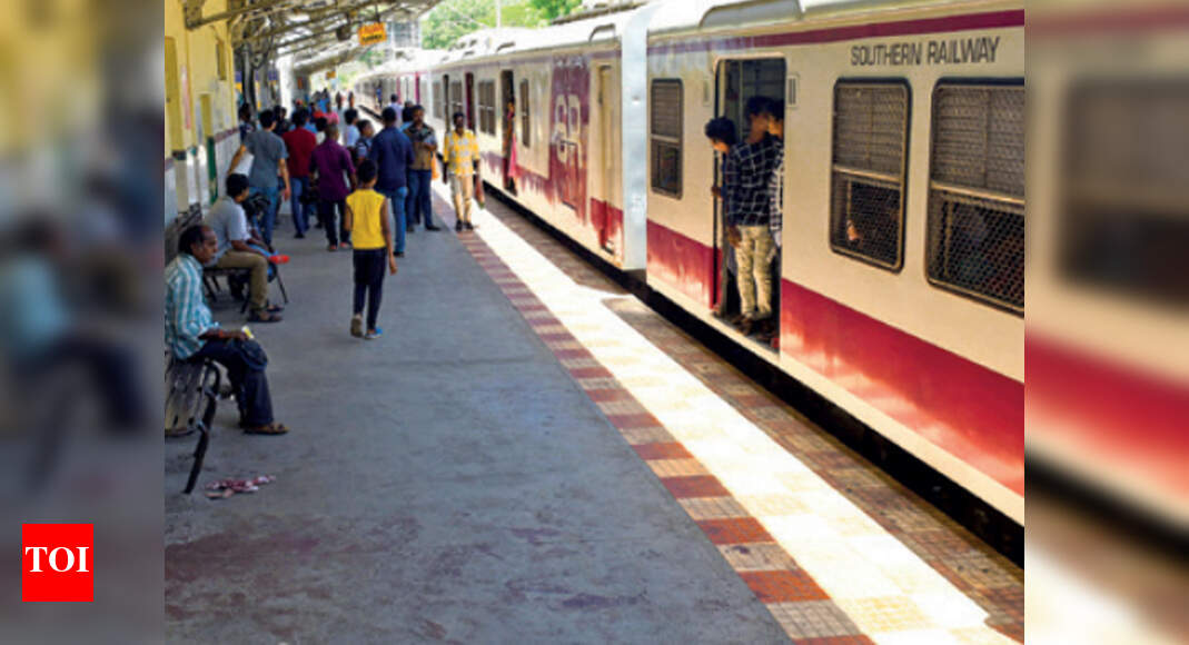 Southern Railway gets coaches ready to resume suburban train operations ...