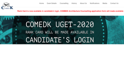 COMEDK Result: COMEDK UGET 2020 results announced @ comedk.org ...