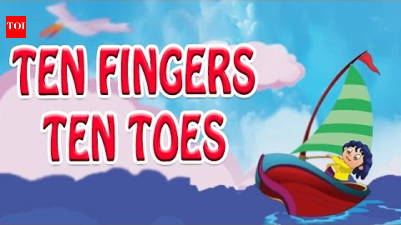 English Kids Poem: Nursery Song in English 'Ten Fingers Ten Toes'