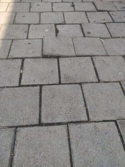 poor quality footpath - Times of India