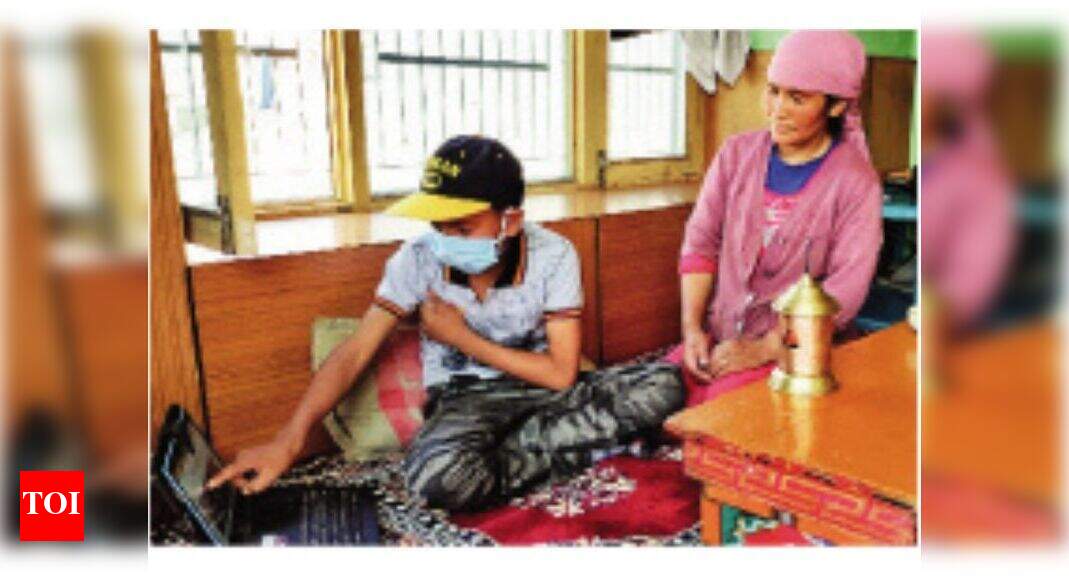 How sunshine is bridging e-learning gap for Ladakhis - Times of India