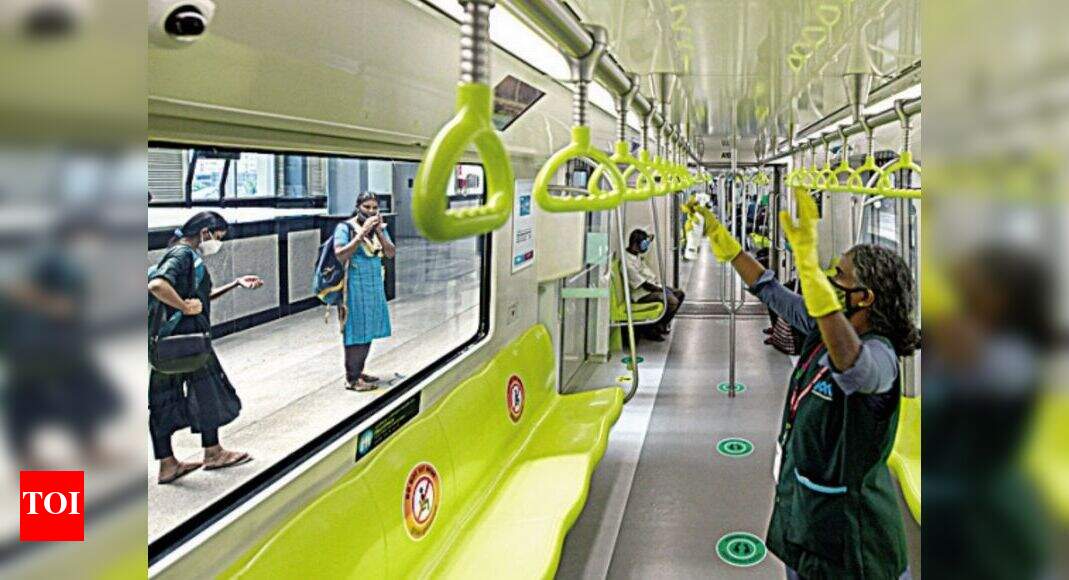 Kochi: Metro’s Thykoodam-Petta stretch opened | Kochi News - Times of India