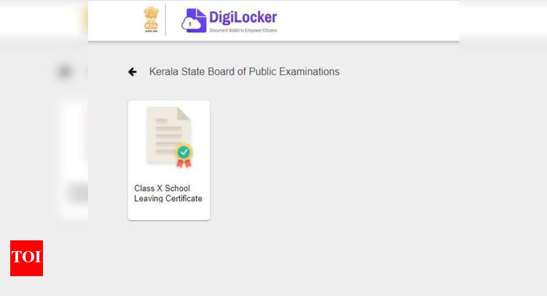 Kerala SSLC certificate 2020 available on DigiLocker; how to download ...