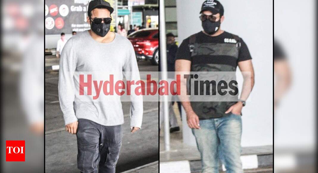 Spotted: Varun Tej and Sai Dharam Tej arrive in the city in style ...