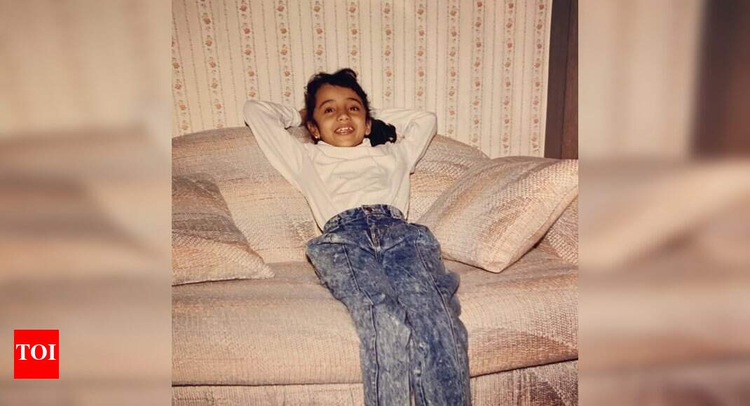 Trisha delights fans with this cute childhood picture | Tamil Movie ...