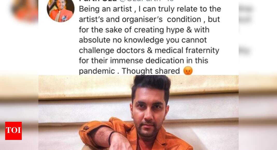 Parth Oza conveyed a strong message on his social handle; Read here ...
