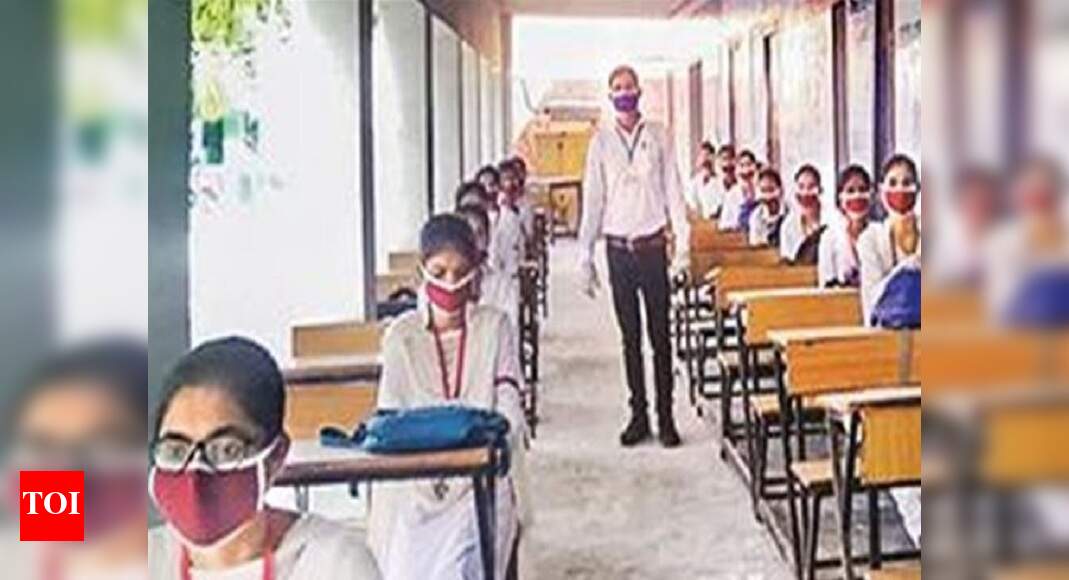 Colour-coded masks in a school bubble | India News - Times of India