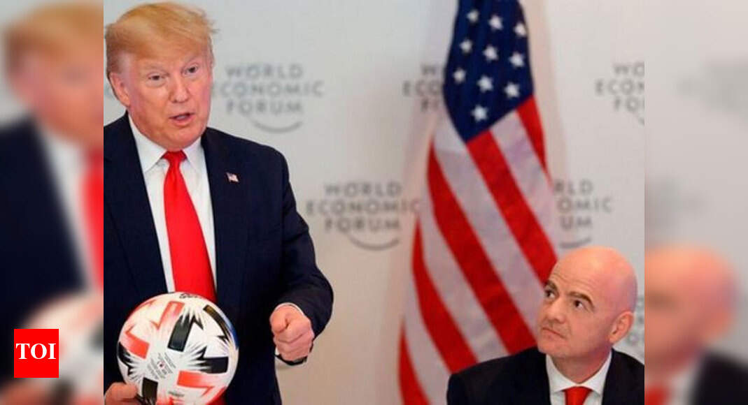 FIFA president Gianni Infantino meets Donald Trump to discuss 2026 World Cup | Football News ...